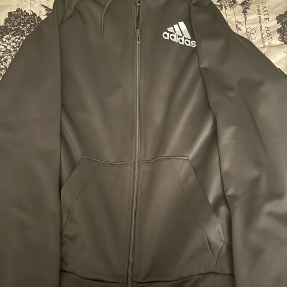 adidas | Jackets & Coats | Adidas Mens Black Performance Jacket | Poshmark
